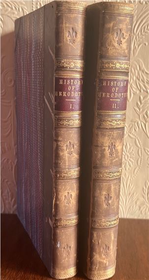 Peter | HISTORY OF HERODOTUS', PETER LAURENT, TWO VOLUMES, QUARTER ...