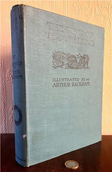 Arthur Rackham | Brunhilde with her horse at the mouth of the cave ...