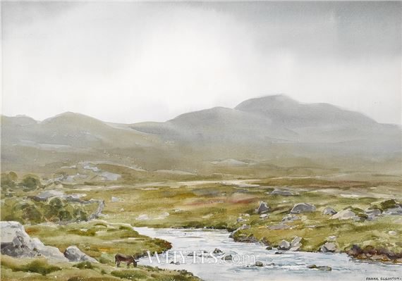 Frank Egginton | Title : RIVER SCENE Frame dimensions : 22 by 28in ...