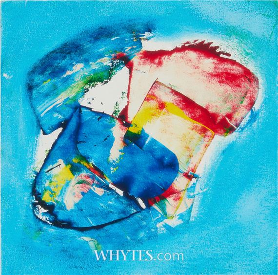 Geoff Rhind | Title : BLUE AND RED Frame dimensions : 10 by 10in ...