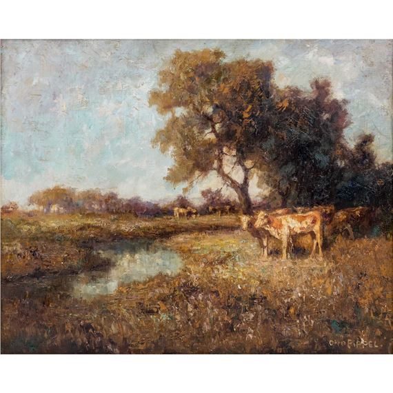 Otto Eduard Pippel | Cow pasture | MutualArt