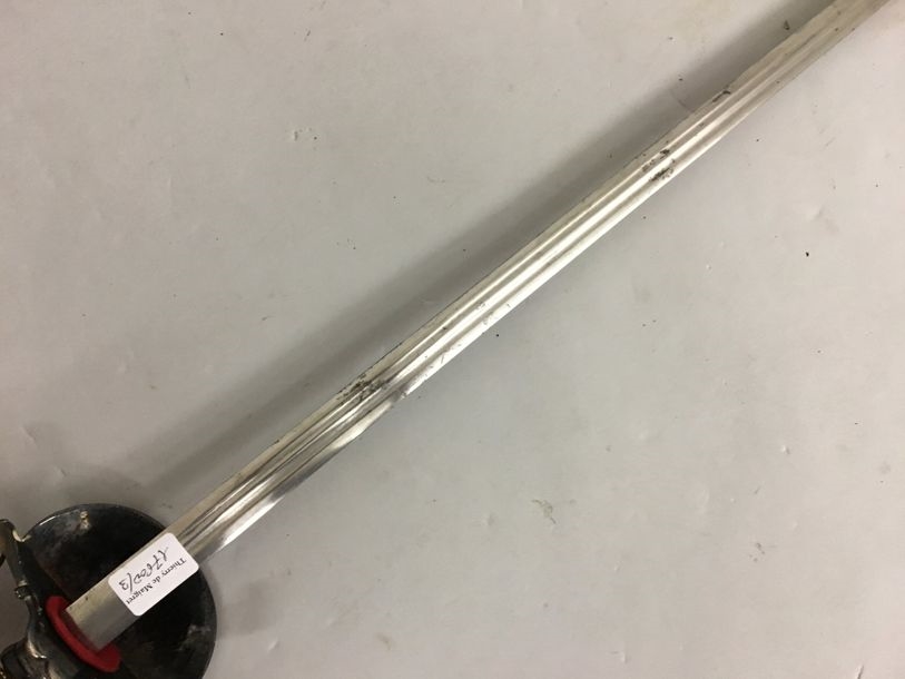 Guido Silvestri | Officer's sword, silver-plated metal hilt with ...