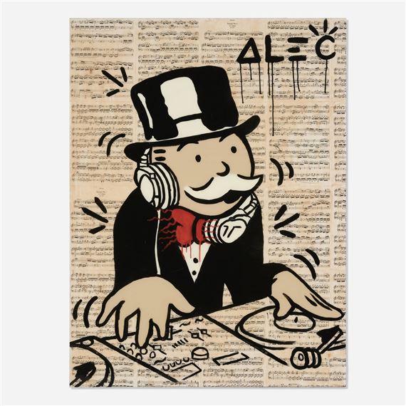 Alec Monopoly | Untitled (DJ Monopoly) (Circa 2014) | MutualArt