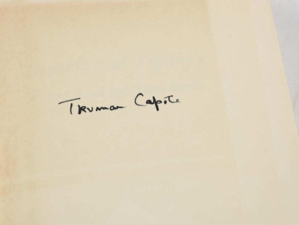Truman Capote | Truman Capote's Breakfast at Tiffany's (1960) | MutualArt