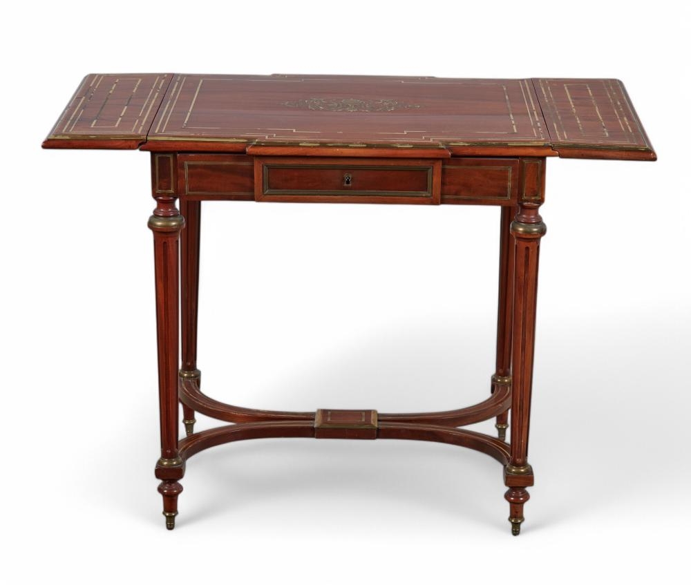 Directoire | A Directoire style inlaid mahogany drop flap table (Late ...