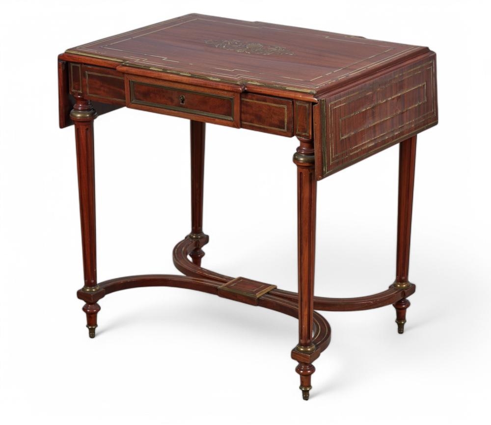 Directoire | A Directoire style inlaid mahogany drop flap table (Late ...
