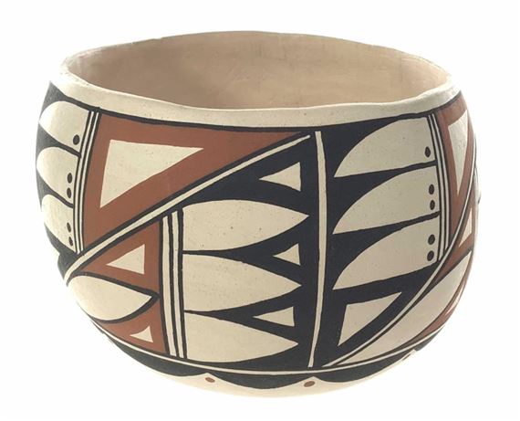 C. Garcia | C. Garcia Signed Acoma Pottery Pot | MutualArt