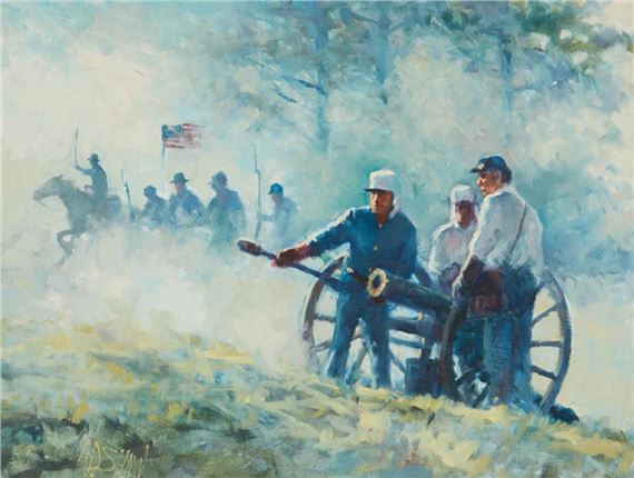 Arch D. Shaw | The Boys in Blue (1990) | MutualArt