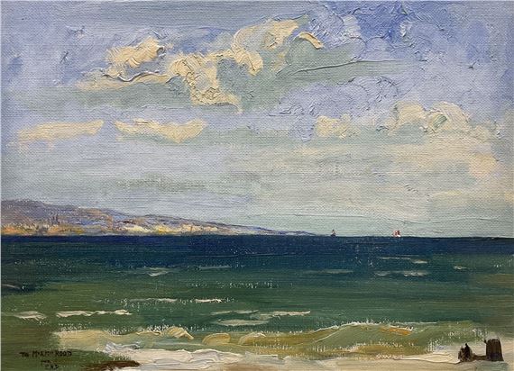 Edward Pearce | Boats on the Horizon (1932) | MutualArt