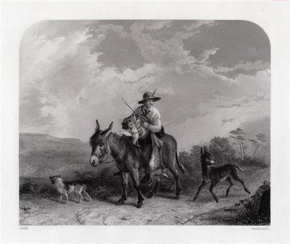 Henry Park | Henry Park 1800s Engraving THE HUNTER'S RETURN Framed ...