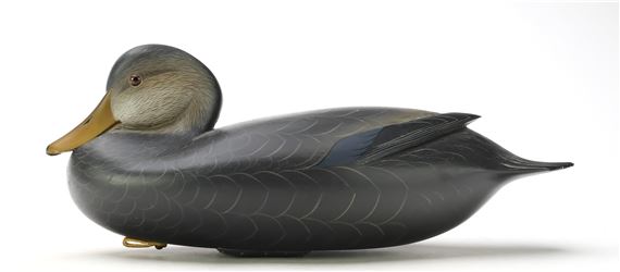 George Strunk | Black duck | MutualArt