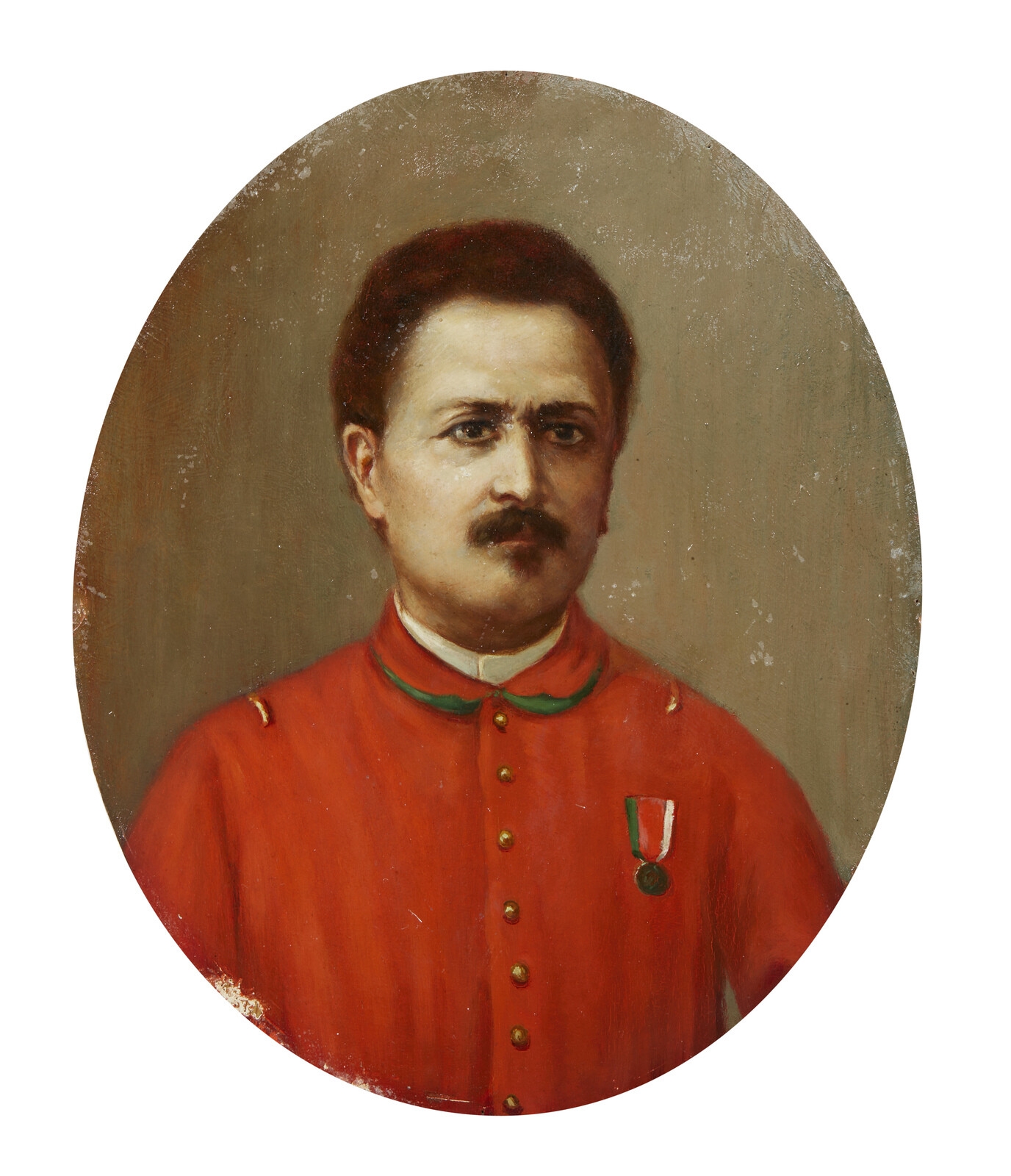 Italian School, 19th Century | Portrait of a Garibaldi soldier | MutualArt