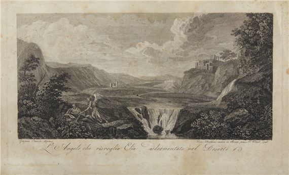 Domenico Baldini | The angel who awakens Elijah sleeping in the desert ...