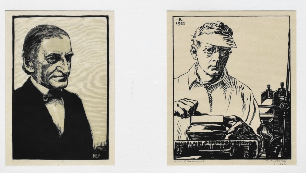 Rudolph Ruzicka | Dva portréty | MutualArt