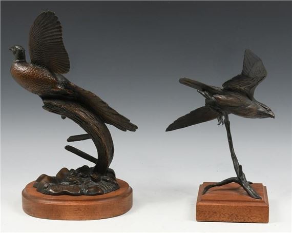 Chester Comstock | Pheasant Taking Flight from a Branch by Gerald ...