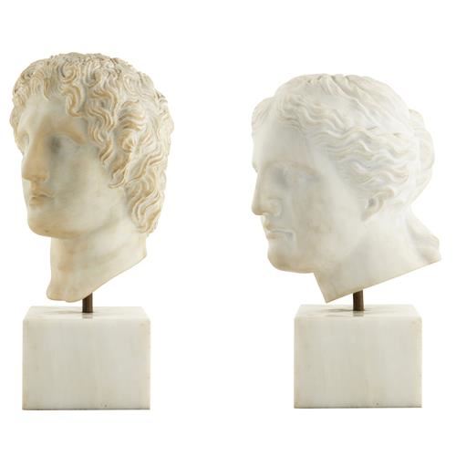 Roman School, 20th Century | PORTRAITS OF ALEXANDER THE GREAT AND A ...