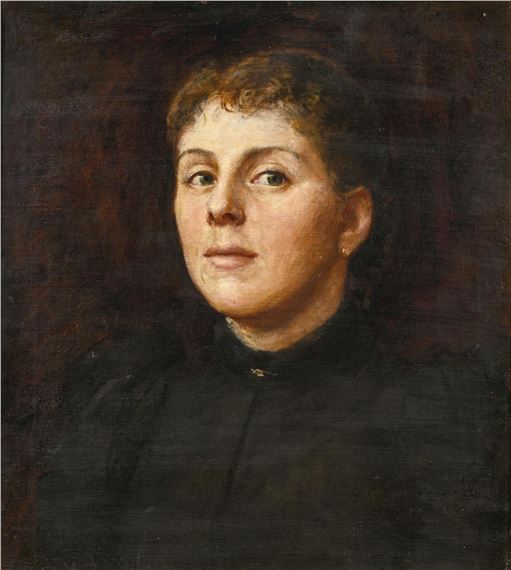 Wilhelm Leibl | Lady portrait | MutualArt