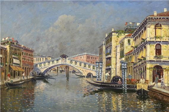 Emilio Fossati | Venice Rialto Bridge | MutualArt