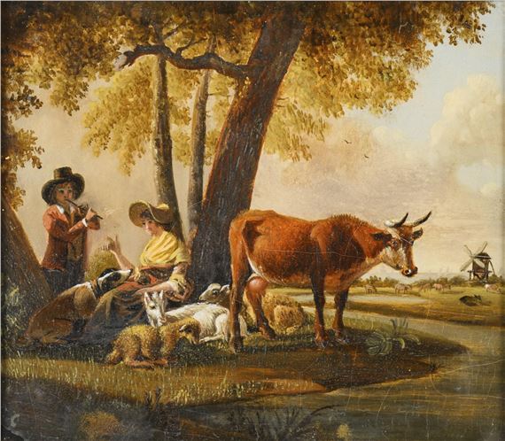 Jacob Philippe Hackert | Pastoral scene | MutualArt
