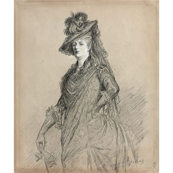 Alfred Stevens | Portrait d'une Paysanne | MutualArt