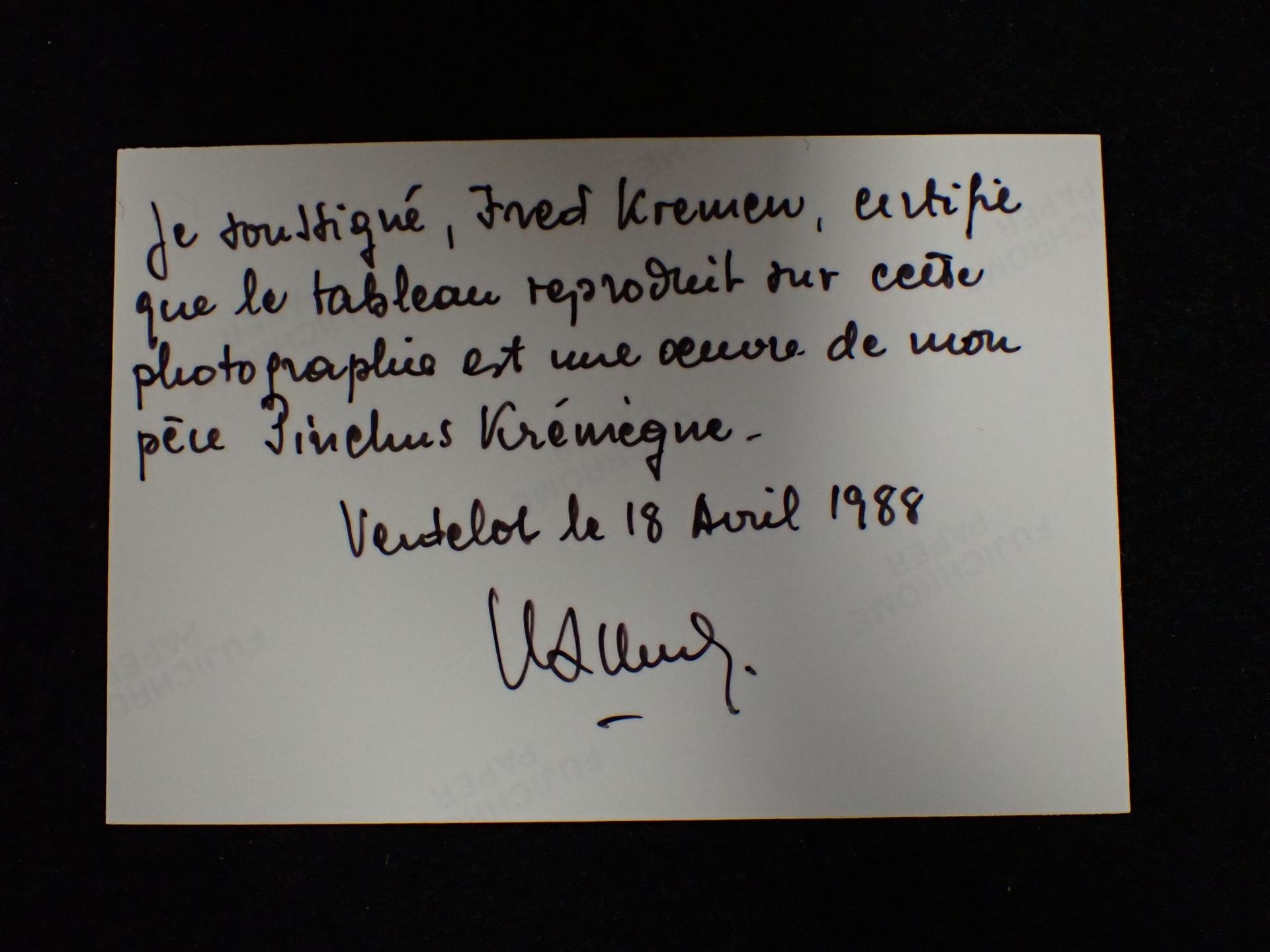Pinchus Krémègne | KREMEGNE Pinchus (né en 1890 à Zaloudock - mort 1981 ...