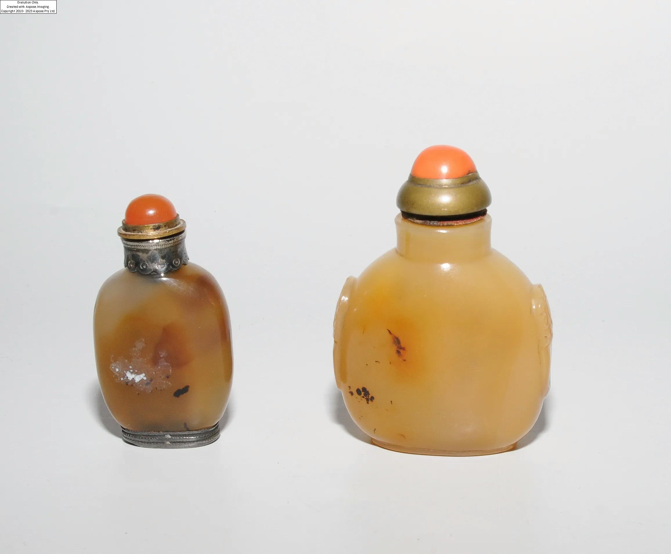 Chinese School | Lot: 2 Snuff Bottles (20) | MutualArt