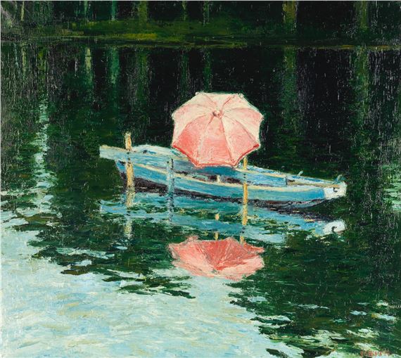William Foreman | The pink parasol | MutualArt
