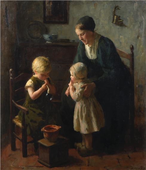 Bernard Jean Corneille Pothast | Blowing bubbles | MutualArt