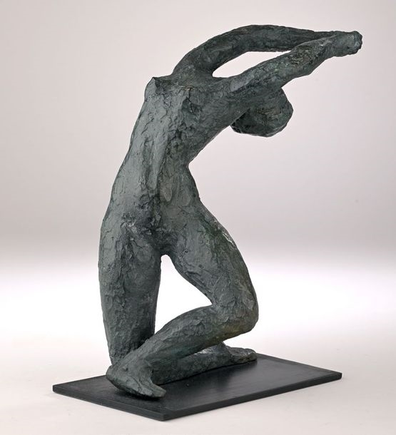 Rene Letourneur | René LETOURNEUR (1898-1990) Kneeling nude, arms ...