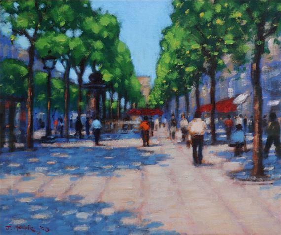 John Mackie | TOWARDS THE ARC DE TRIOMPHE PARIS | MutualArt
