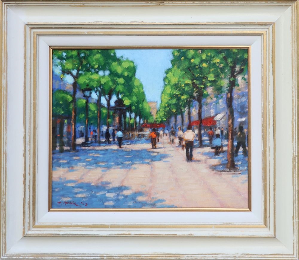John Mackie | TOWARDS THE ARC DE TRIOMPHE PARIS | MutualArt