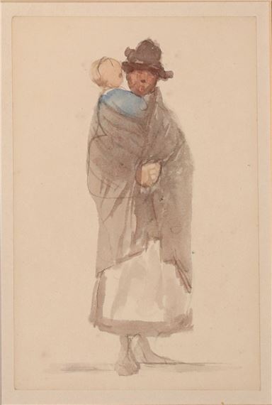 Michael Healy | DUBLINER - MOTHER AND BABY (1873 - 1941) | MutualArt