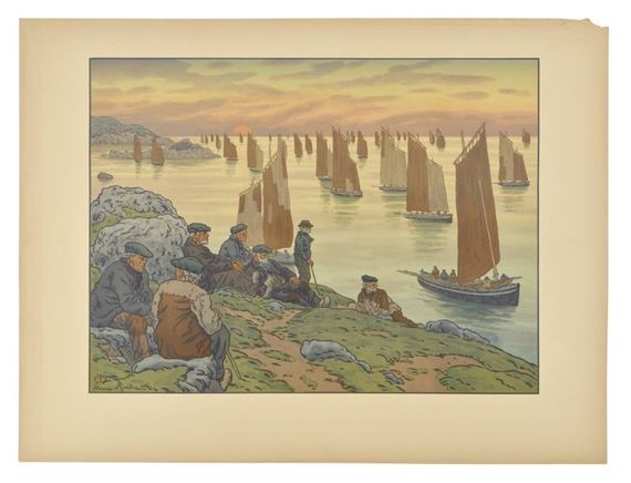 Henri Rivière | The Old Men (1000) | MutualArt