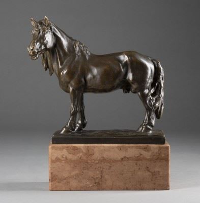 Cesar Philipp | STEHENDES PFERD (1859) | MutualArt