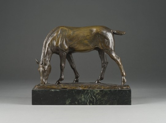 Josef Franz Pallenberg | GRASENDES PFERD (1882) | MutualArt