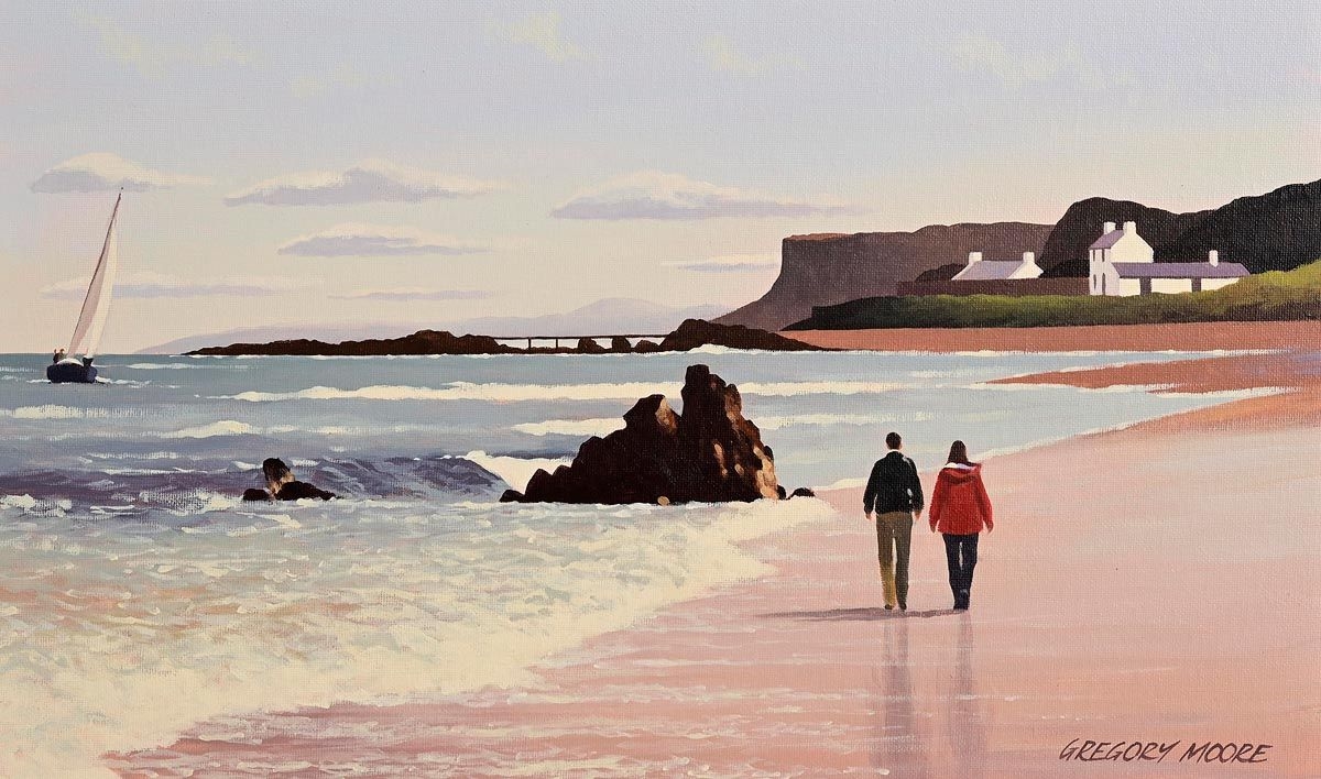 Gregory Moore | Standing on the Beach | MutualArt