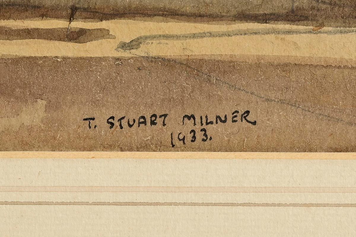 Stuart Milner | Town Square (1933 (1933) | MutualArt