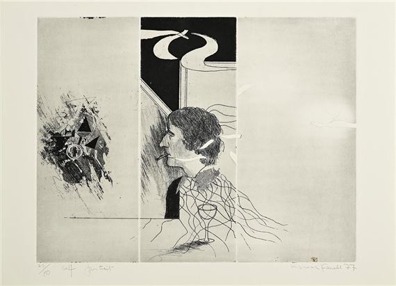 Michael Farrell | Self Portrait (1977) | MutualArt