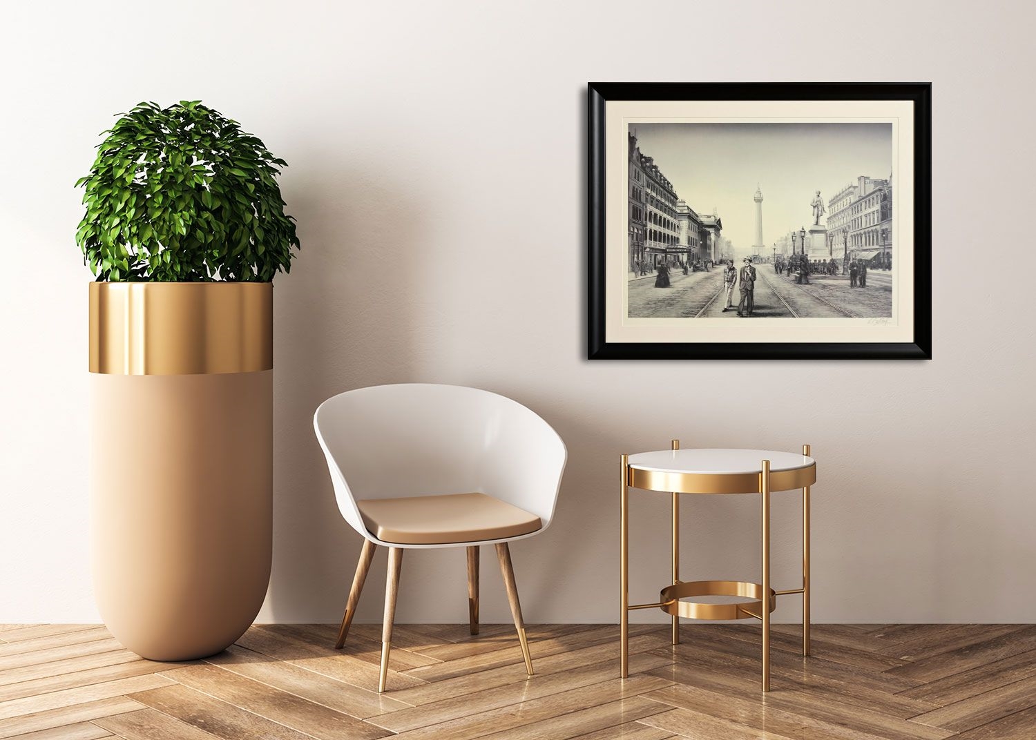 Robert Ballagh | O'Connell Street | MutualArt