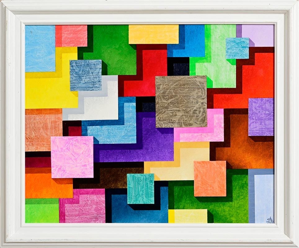 Alvin Sexton | Colourful V (2024) | MutualArt