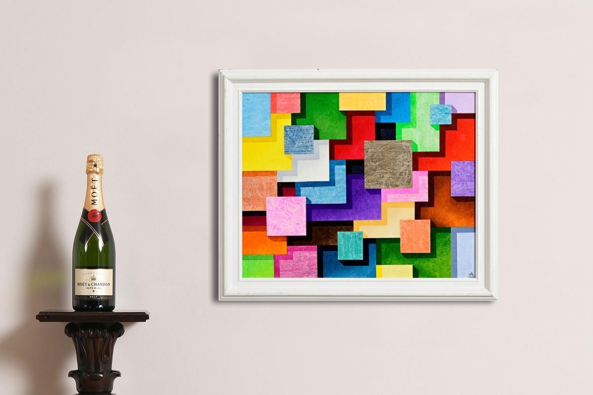 Alvin Sexton | Colourful V (2024) | MutualArt
