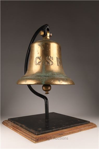 Prior | Antique Maritime Brass Ship's Bell GSNC | MutualArt