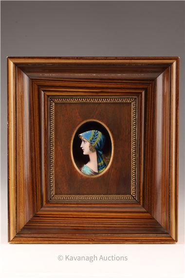 Limoges School, 18th Century | Antique Limoges Iridescent Enamel Lady ...