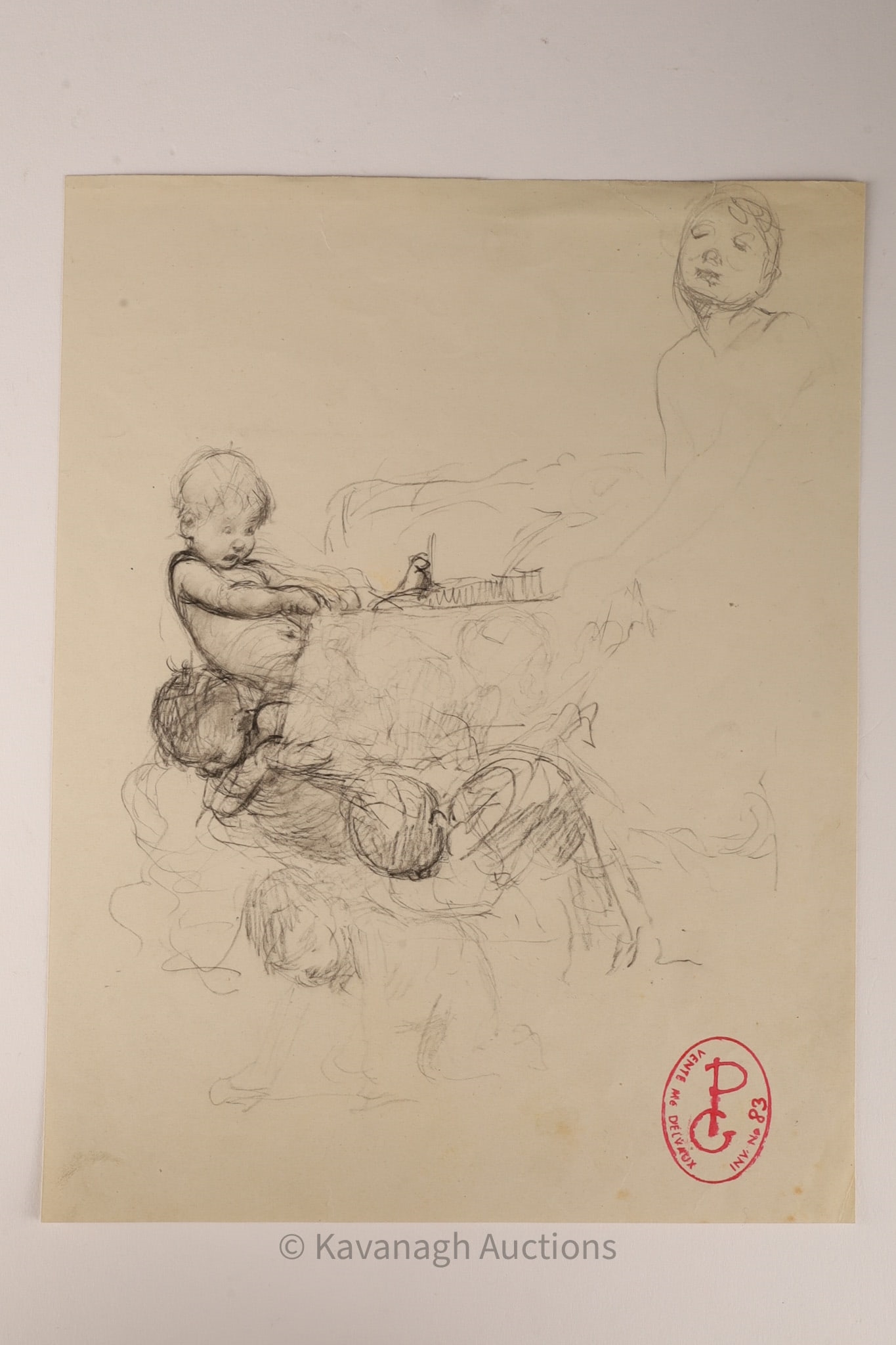 Georges Picard | Georges Picard (1857-1946) Drawing Children Study ...