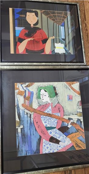 Wu Chi Yong | Two original Chinese works of art by the artist Wu Chi ...