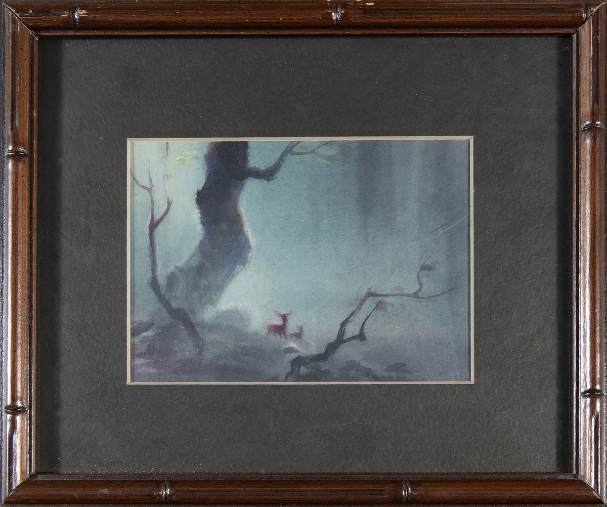 Tyrus Wong | Tyrus Yu Wong (1910-2016) Concept Art From Disney's Bambi ...