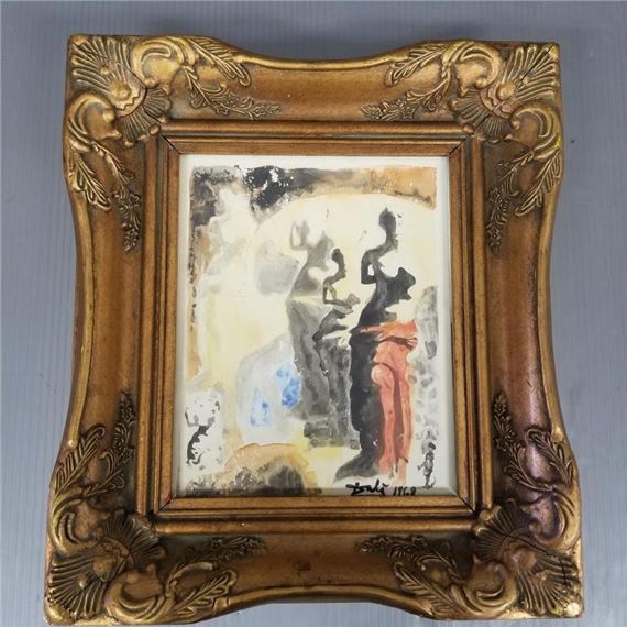 Salvador Dalí | Dali framed signed 1968 graphic on paper 14 x 16 (1968 ...