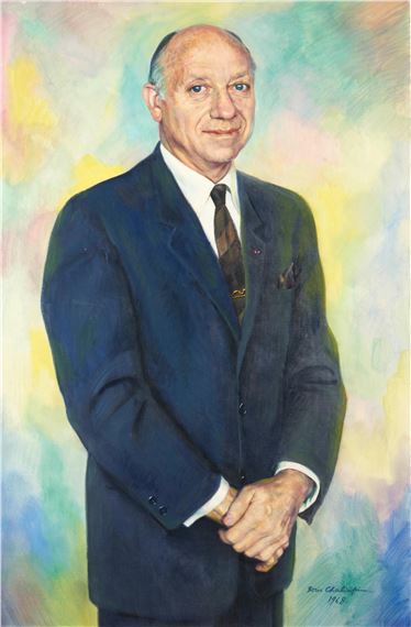 Boris Chaliapin | Portrait of Jacob K. Javits (1968) | MutualArt