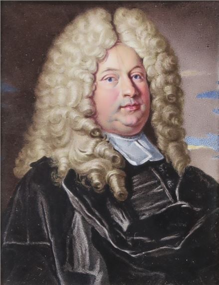 Christian Friedrich Zincke | PORTRAIT OF HANS FRIEDRICH STEIGER | MutualArt