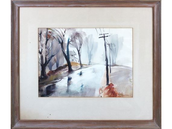 Francis Golden | Street Scene | MutualArt